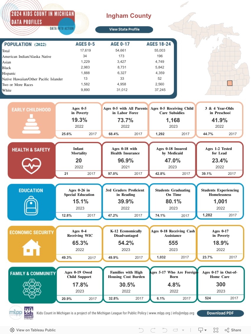 2024 Kids Count in Michigan County Profiles – MLPP