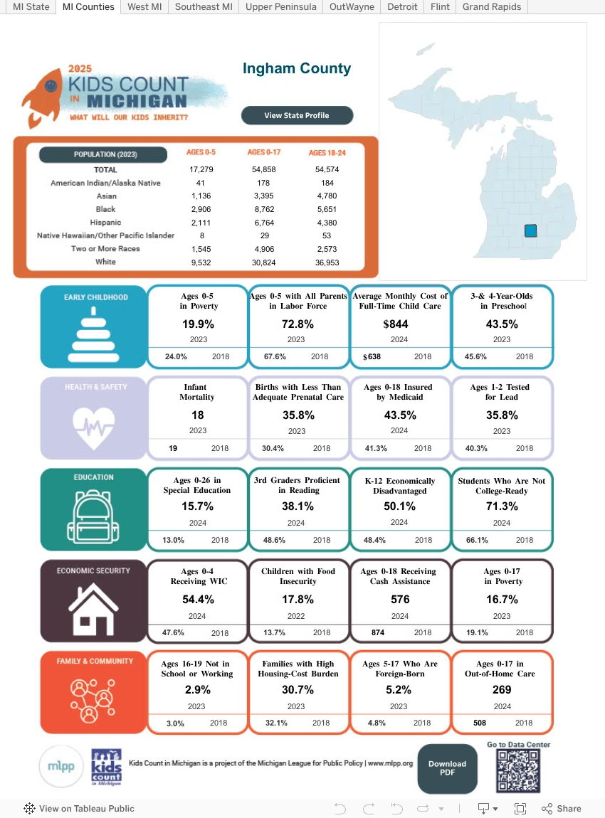 2025 Kids Count in Michigan Data Profiles – MLPP