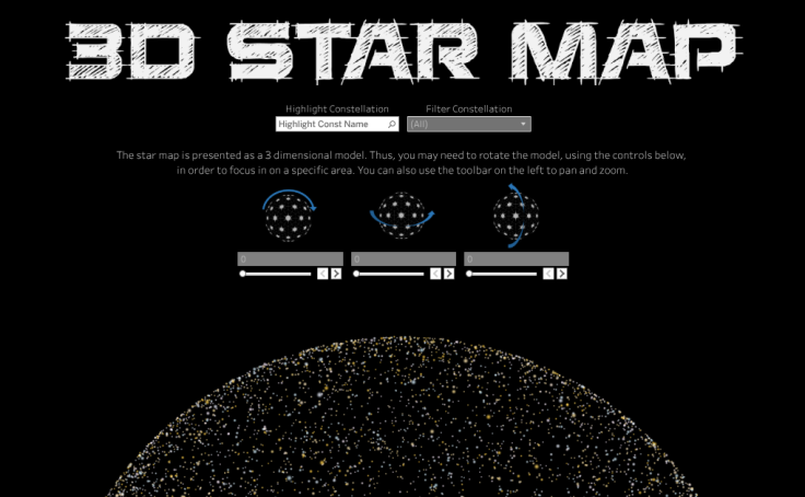 3d Star Map Obj Free - Map