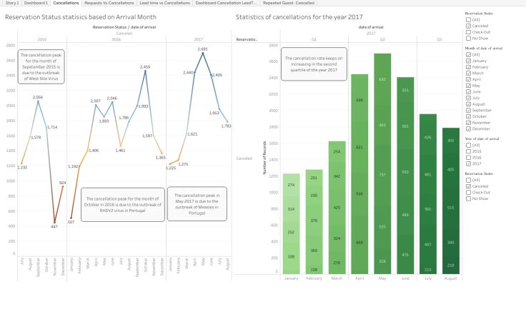 Workbook thumbnail, Data Visualization - Hotel Demand Booking