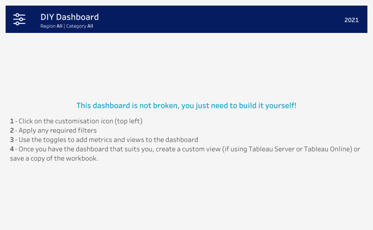 Workbook thumbnail, DIY Dashboard