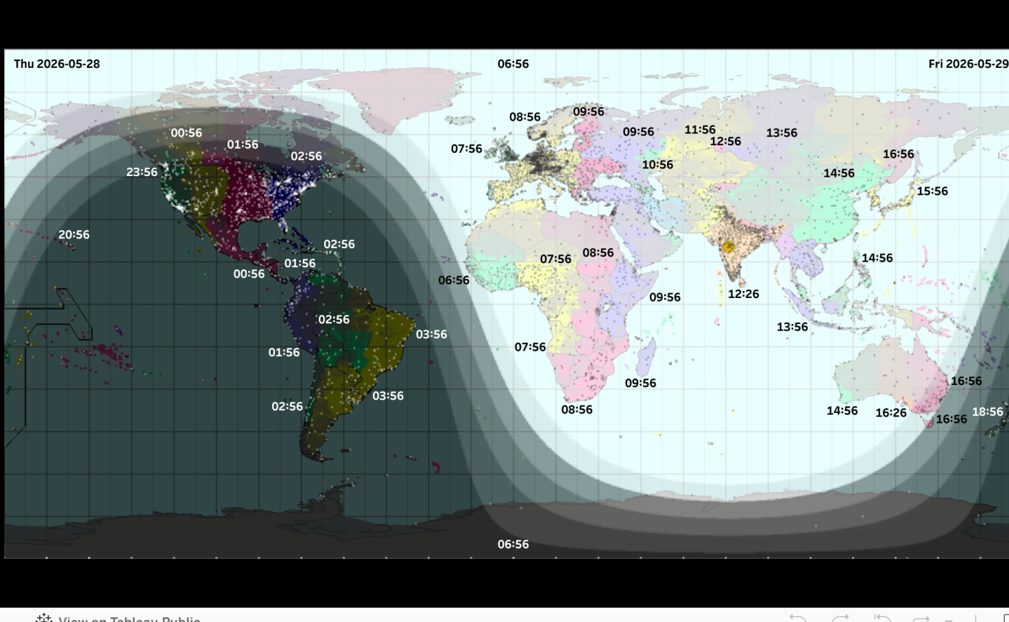 World Time Zone Map Day Night Chart - Infoupdate.org