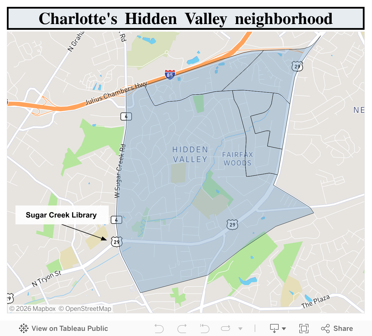 Hidden Valley Community Map