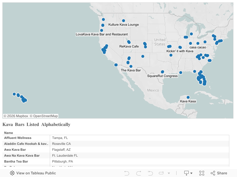 Kava Bar - looking for one near you? Find one on our Kava Bar Map.
