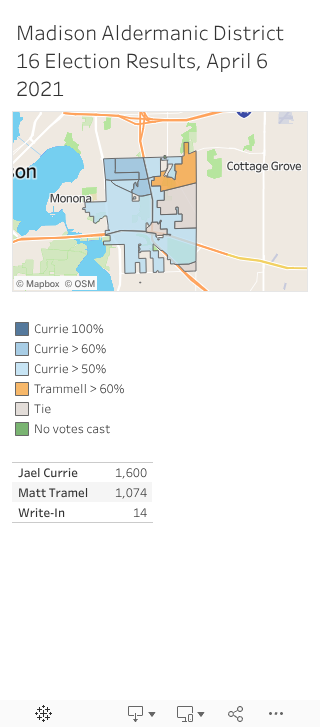 MAPS: Ward by ward, here's how people voted for contested Madison alder ...