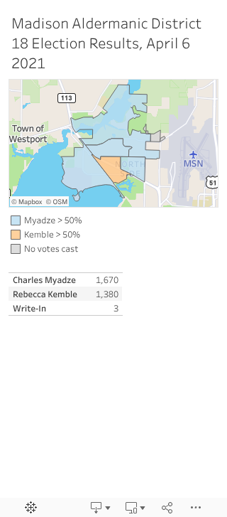 MAPS: Ward by ward, here's how people voted for contested Madison alder ...