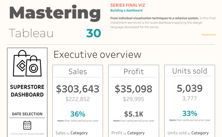 Workbook thumbnail, Mastering Tableau 30. Series final viz - Building a ...