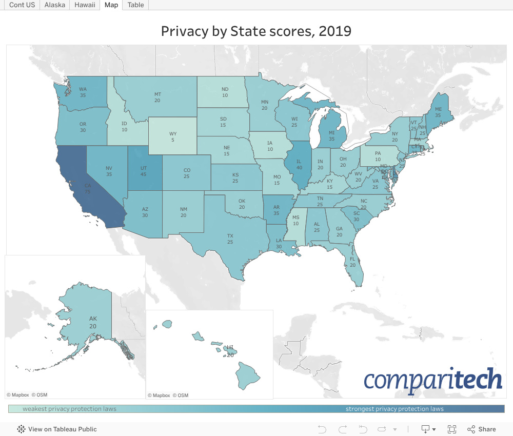 States With the Strongest Online Privacy Laws | Best States | US News