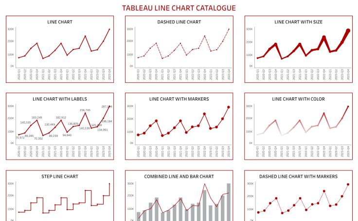 curved lines tableau