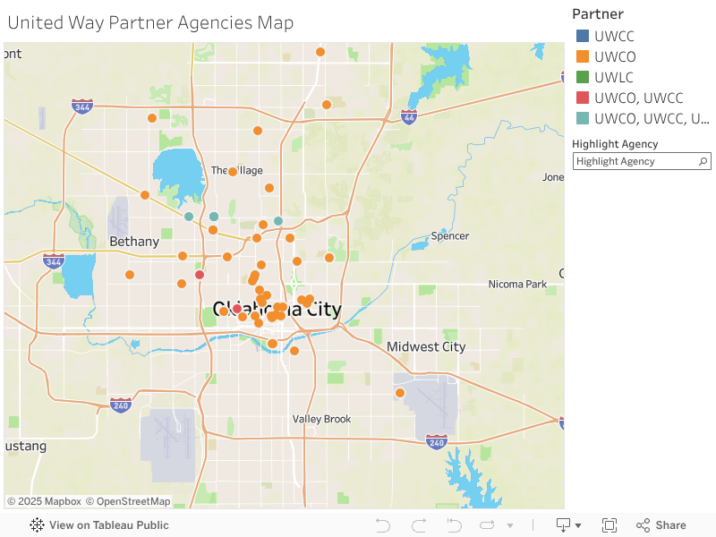 United Way Partner Agencies' Directory and Map - United Way of Central ...