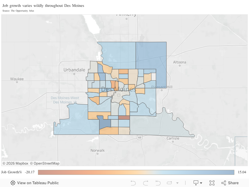 The Des Moines neighborhood a child grows up in can drastically shape ...