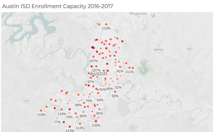 Workbook: Austin ISD Enrollment Capacity 2016-2017