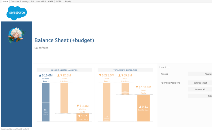 Workbook: CORPORATE FINANCE - Balance Sheet + Budget