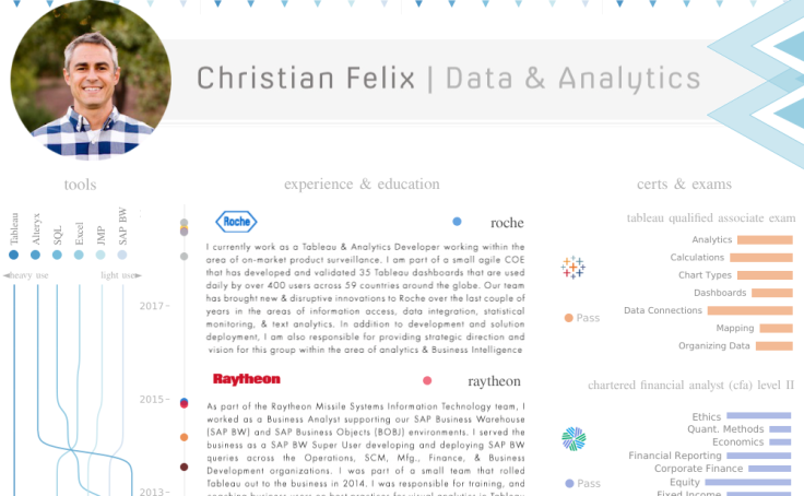 Workbook: Christian Felix - Visual Resume