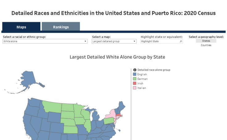 Workbook: Detailed Race and Ethnicities in the United States and Puerto ...