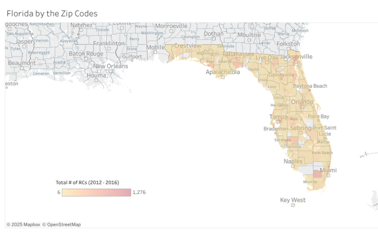 Workbook: Florida Map