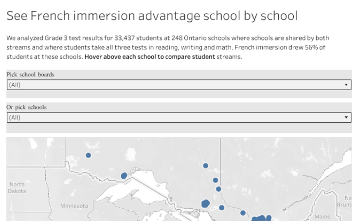 Workbook: French immersion at Ontario schools