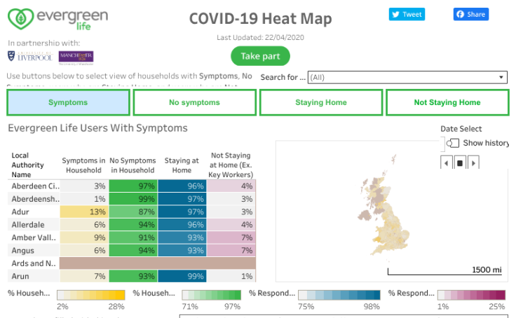 Workbook: COVID-19 Heat Map