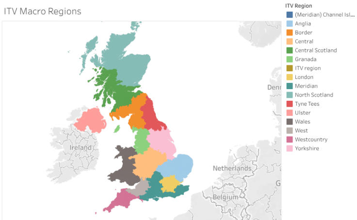 Workbook: ITV Regions