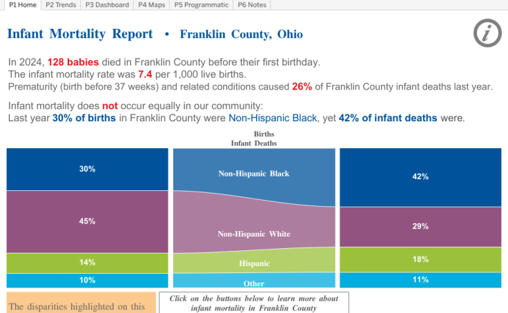 Workbook: Infant Mortality Report