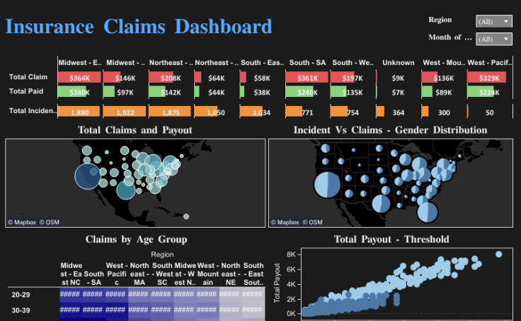 Workbook: Insurance Claim Dashboard