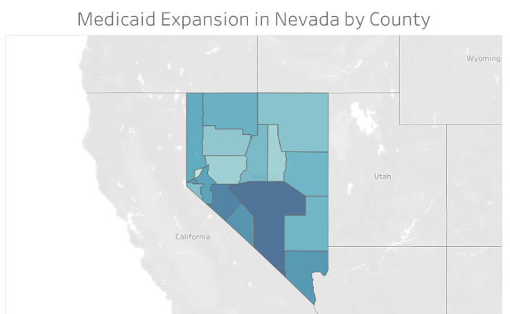 Workbook: Medicaid Expansion in Nevada by County