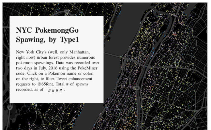 Workbook: Pokemon Go NYC Spawn Map