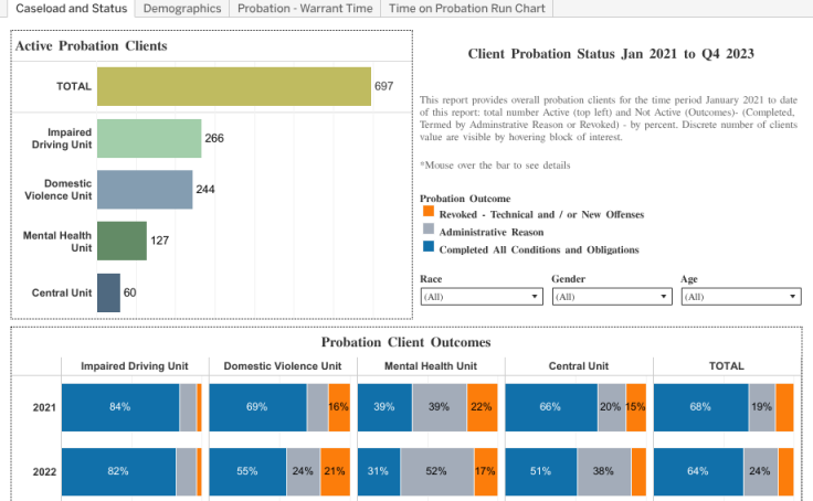 Workbook: Probation Caseload