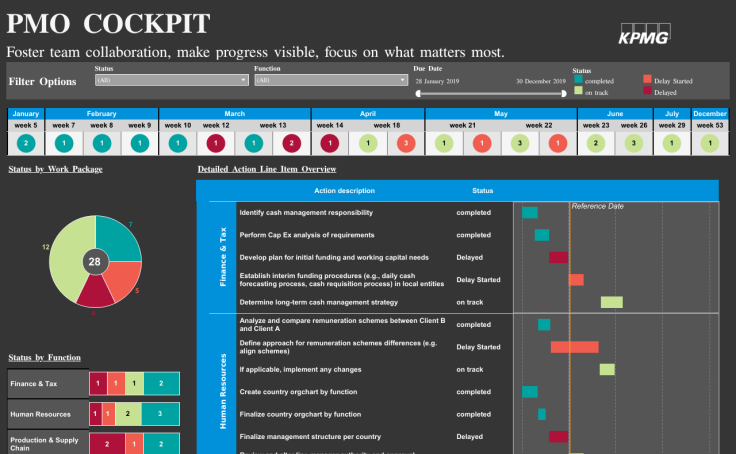 Workbook: Project Management Cockpit KPMG