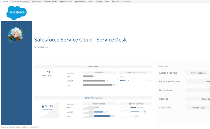 Workbook: Salesforce Service Cloud - Service Desk