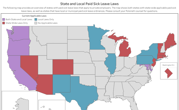 Workbook: State Paid Sick Leave Map
