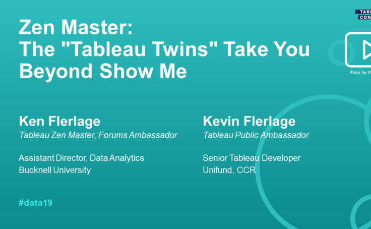 Workbook: Tableau Twins Take You Beyond Show Me