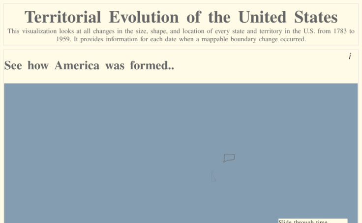 Workbook: Territorial Evolution of the United States - #IronViz