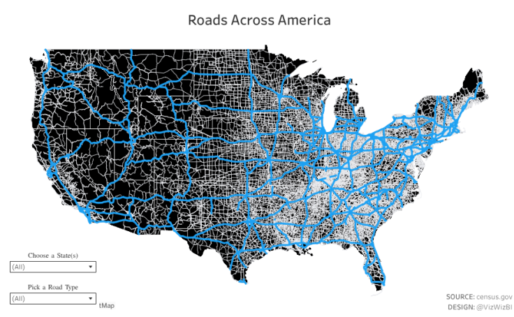 Workbook: US Roads
