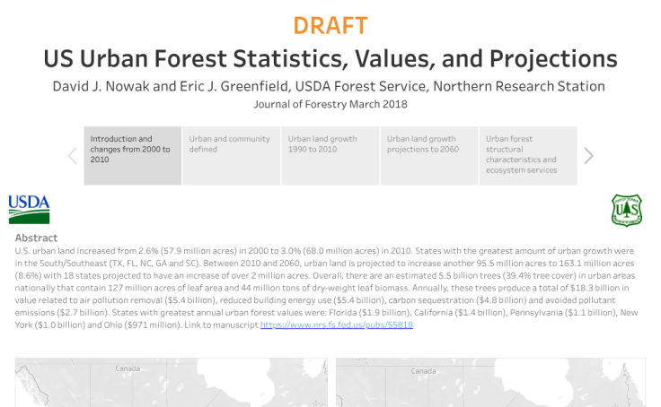 Workbook: US Urban Forest Statistics