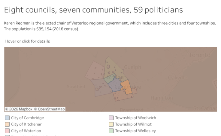 Workbook: Waterloo Region cities and townships