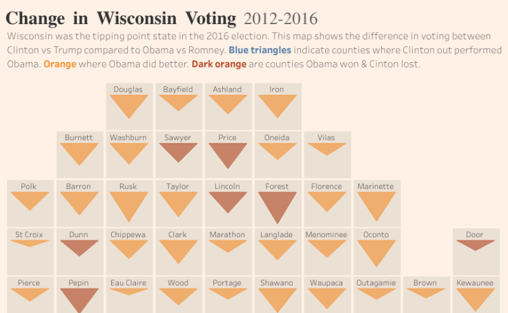 Workbook: Wisconsin 2016 Election Map